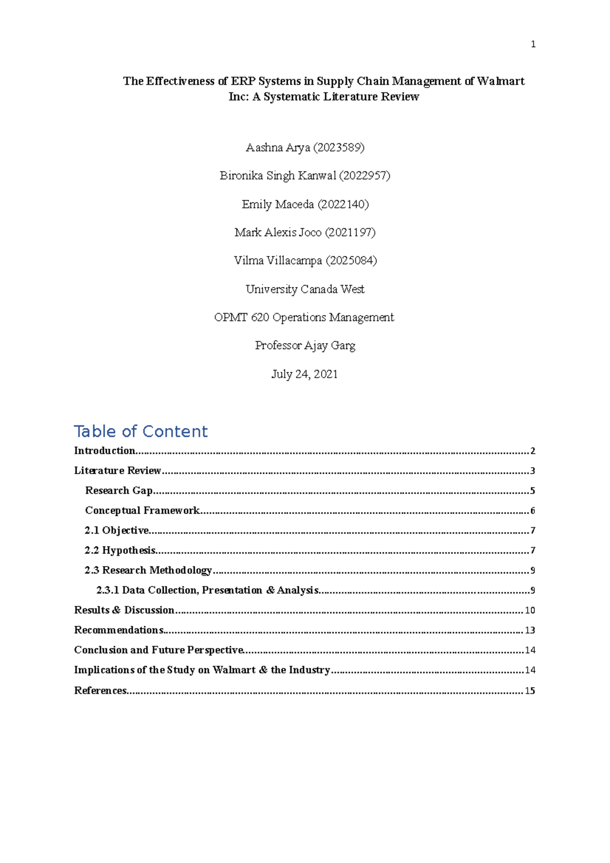 Operational Management -Research-Paper - The Effectiveness of ERP ...