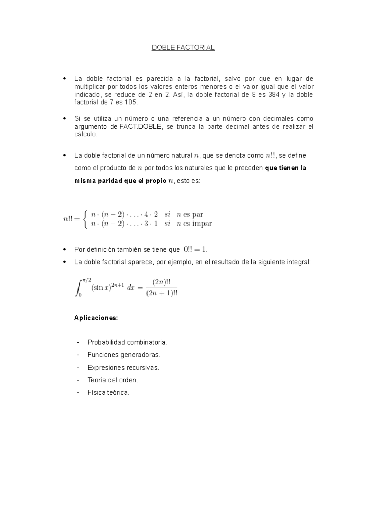 FORO- Doble Factorial - RESUMEN DE PROPOSICIONES MATEMATICA DISCRETA ...