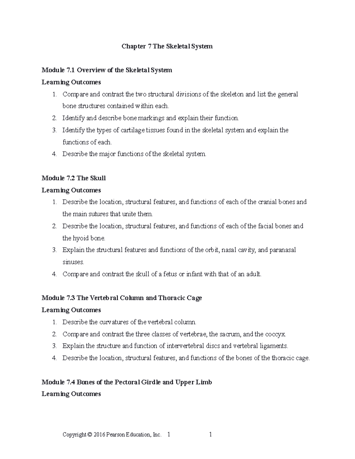 Ch 07 Objectives Chapter 7 The Skeletal System Module 7 Overview Of ch-07-objectives-chapter-7-the-skeletal-system-module-7-overview-of