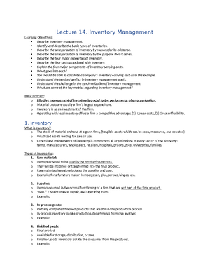 Lecture 11 - Performance Metrics - Lecture 11 – Performance Metrics The Importance of ...