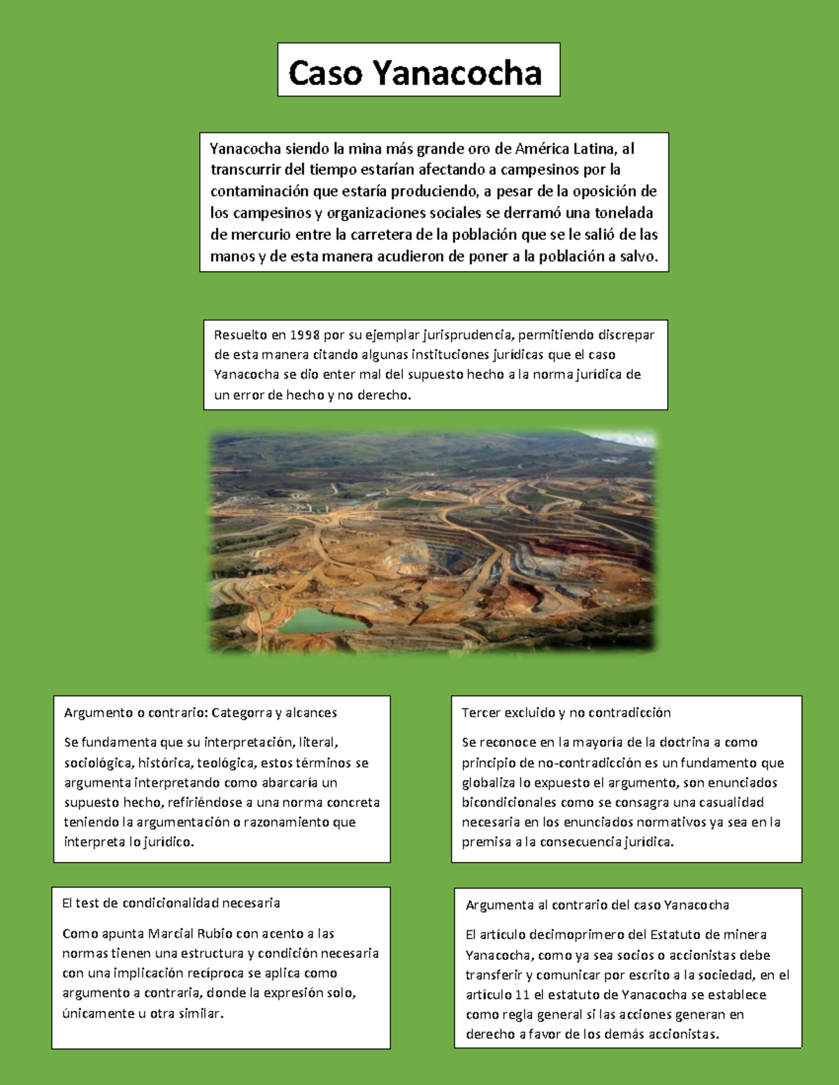 Caso Yanacocha - Caso Yanacocha Yanacocha siendo la mina m·s grande oro ...