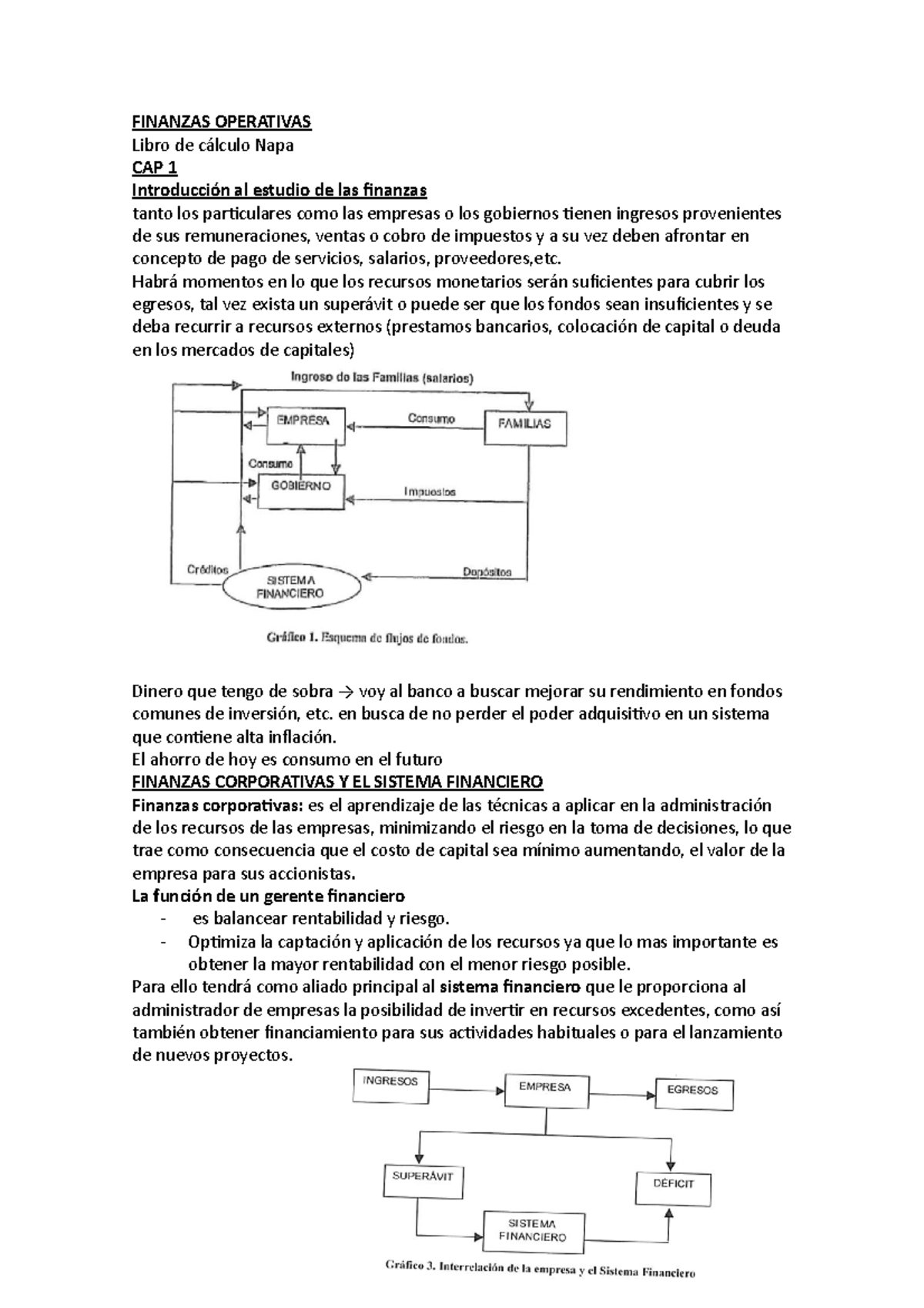 Finanzas Operativas - Resumen - FINANZAS OPERATIVAS Libro de cálculo ...