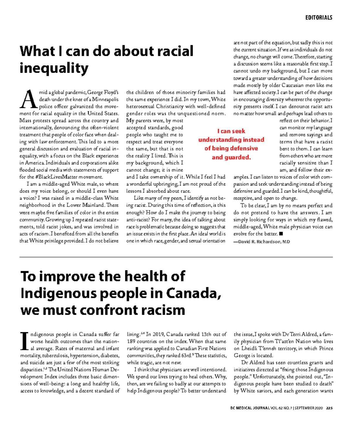 To improve the health of Indigenous People in Canada, we must confront ...