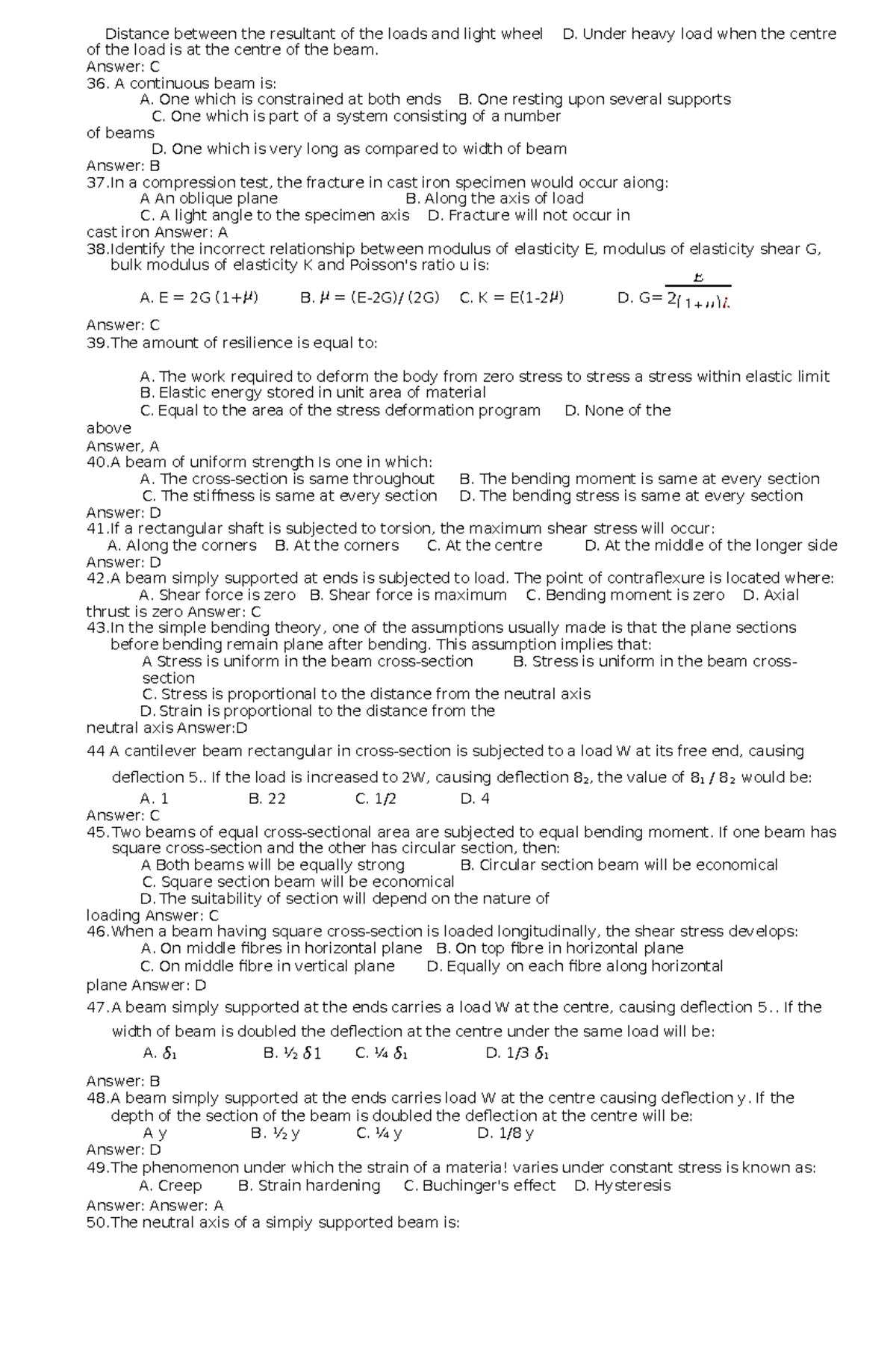 36-50 - Reviewer in Mechanical engineering - Distance between the ...