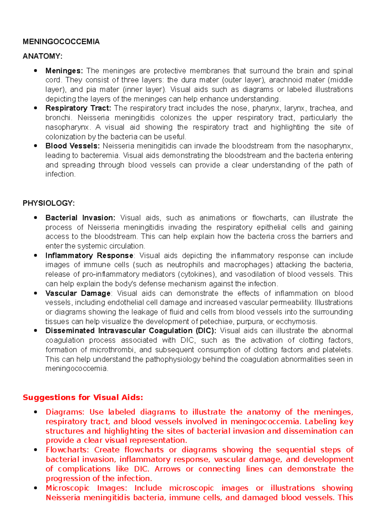 Meningococcemia - Deadly Disease - MENINGOCOCCEMIA ANATOMY: Meninges ...