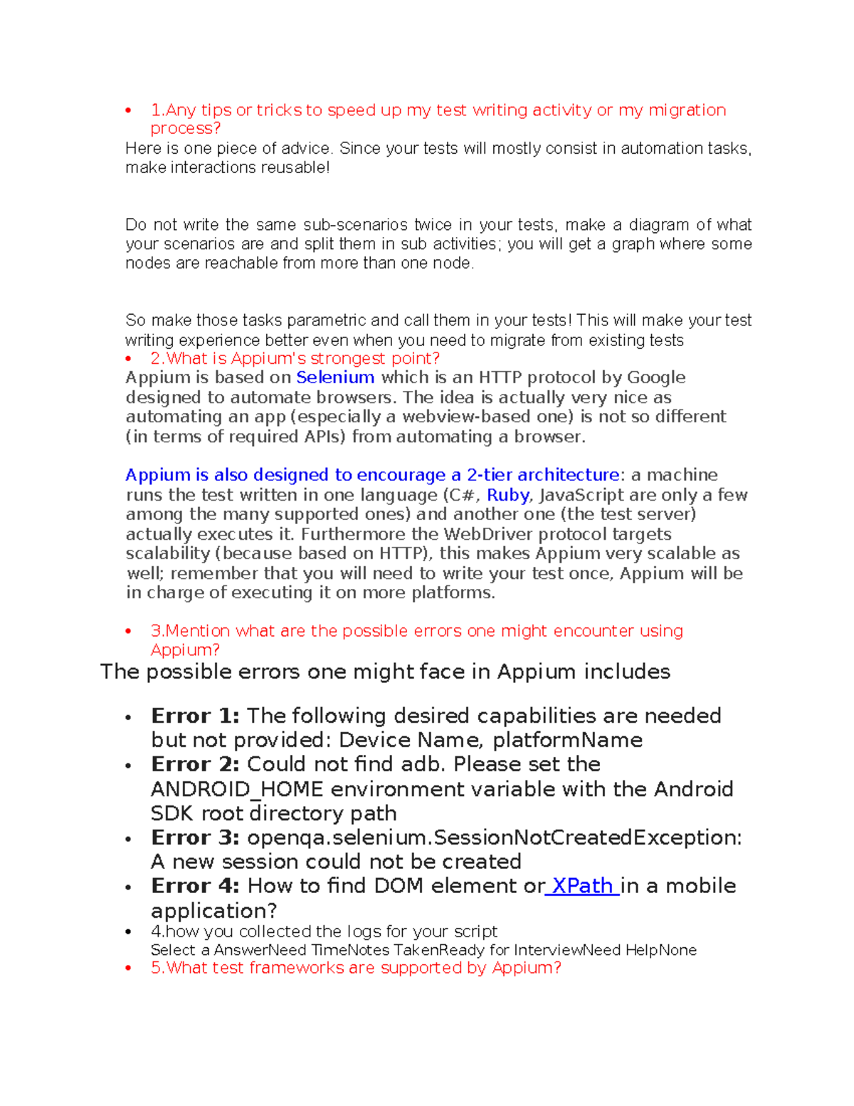 12 - Appium mobile testing - 1 tips or tricks to speed up my test ...