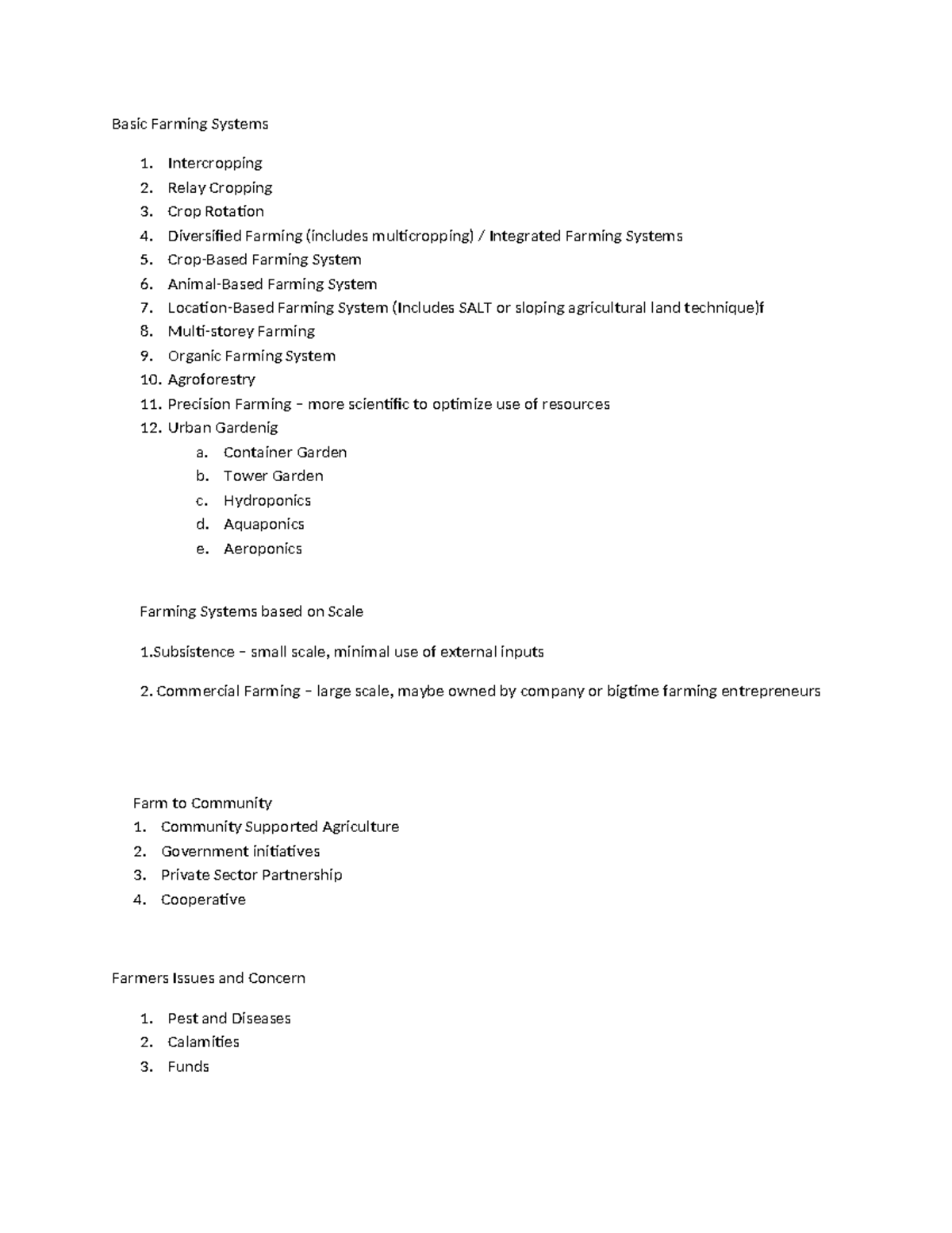 Farming-Systems-Lec - Basic farming system - Basic Farming Systems 1 ...