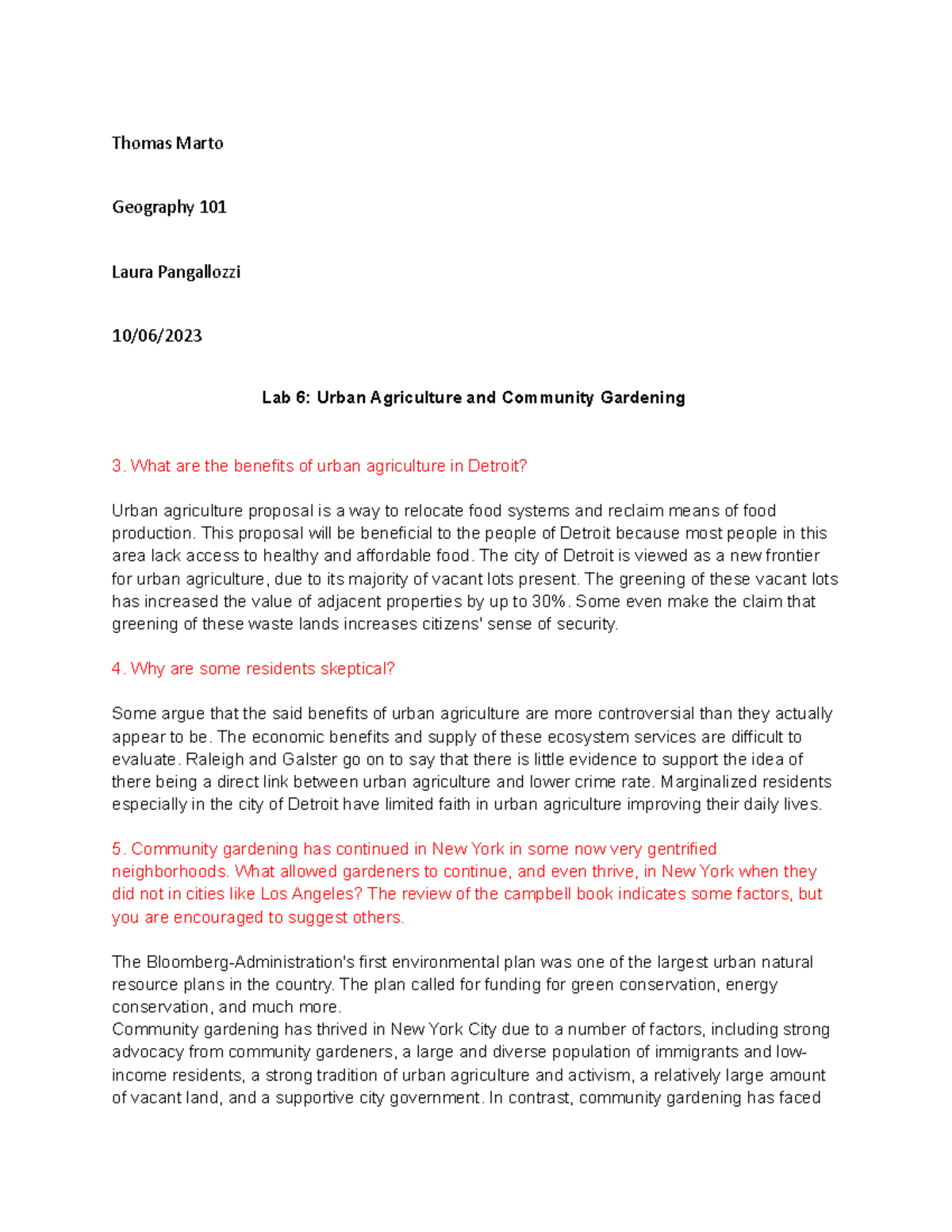 Thomas Marto- Geog 101 Lab 6 - Thomas Marto Geography 101 Laura ...