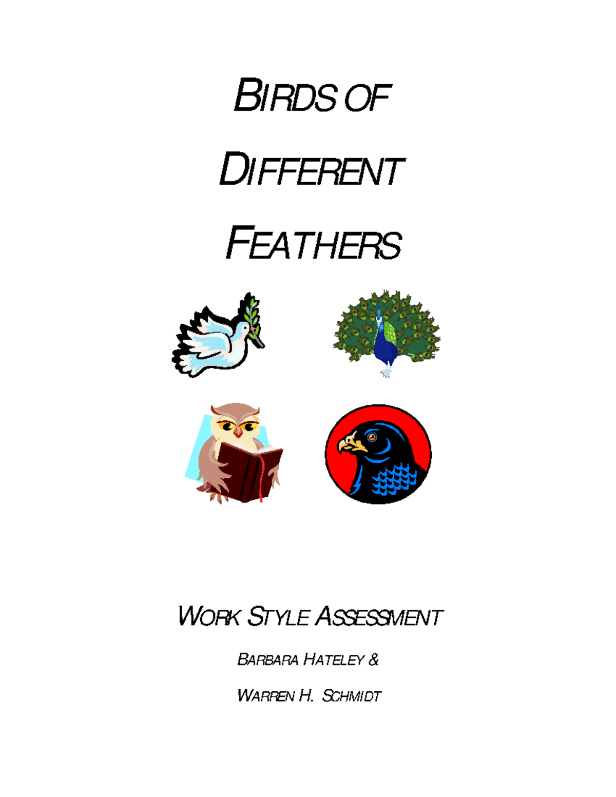 Birds of Different Feathers Work Style Assessment - BIRDS OF DIFFERENT ...