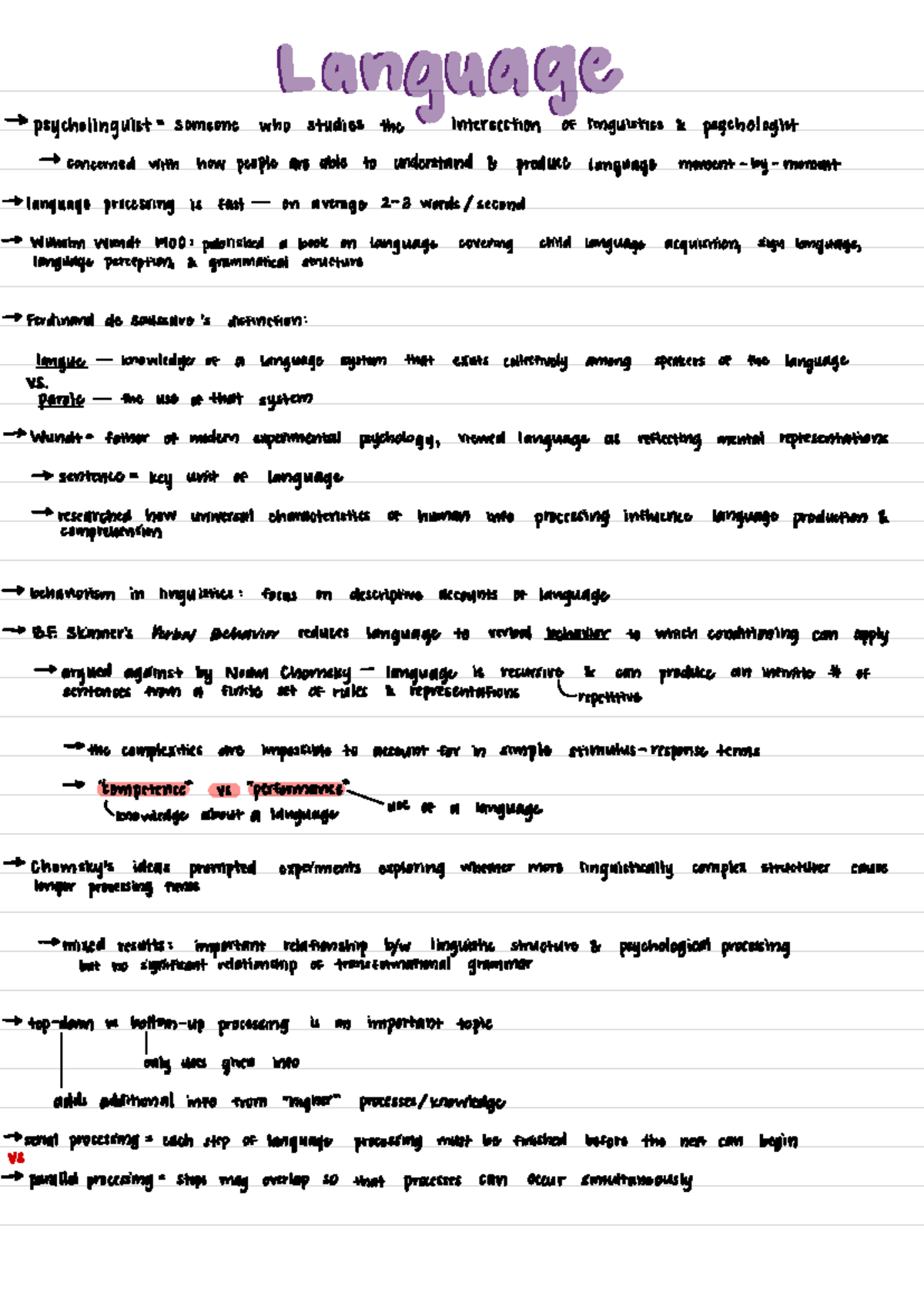 Lecture 10 - language - PSY 0010, Marc Coutanche, University of ...