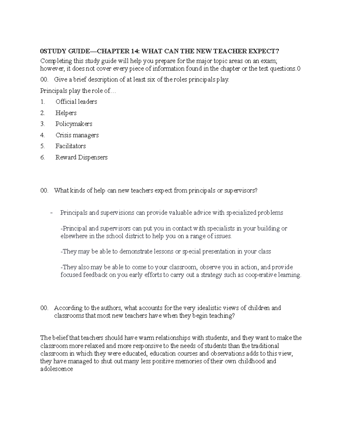 Chpt. 14 Study Guide - 0STUDY GUIDE—CHAPTER 14: WHAT CAN THE NEW ...