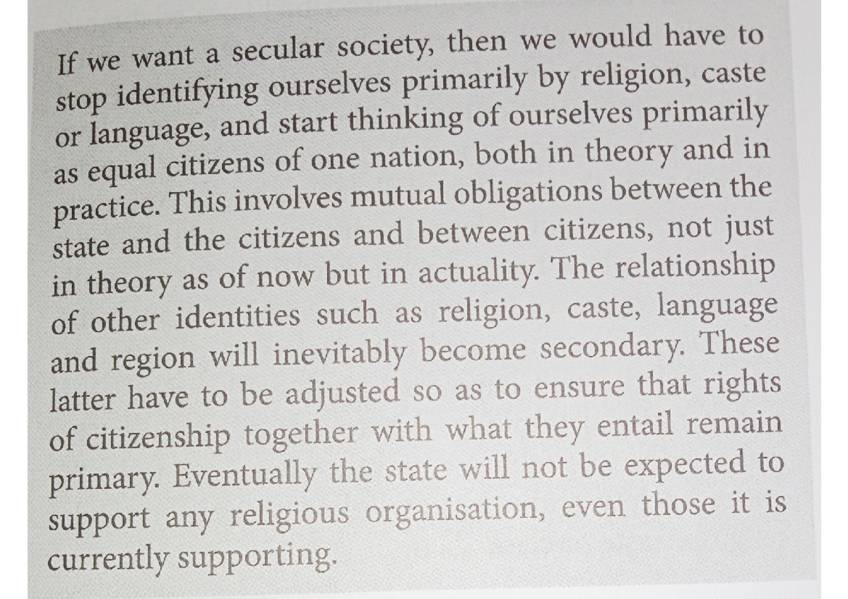 What secularism is and is not - English grammar and literature - Studocu