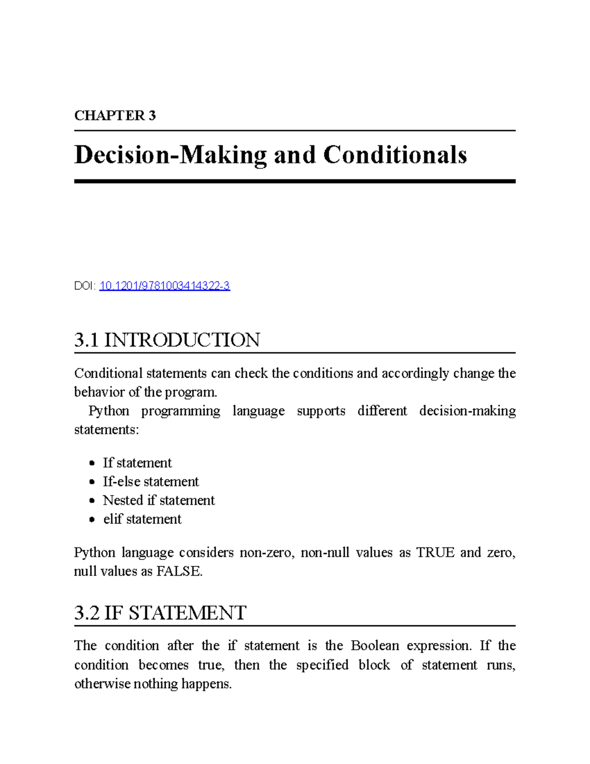 Decision Making And Conditionals Python Programming Language Supports Different Decision
