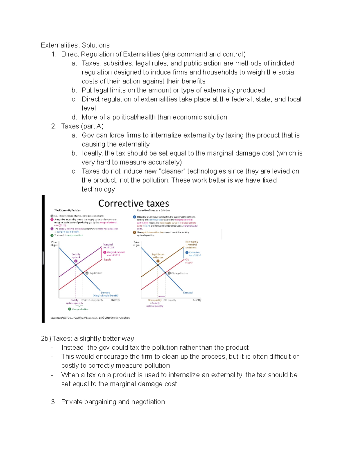 Econ External Solutions Lecture Notes - Externalities: Solutions 1 ...