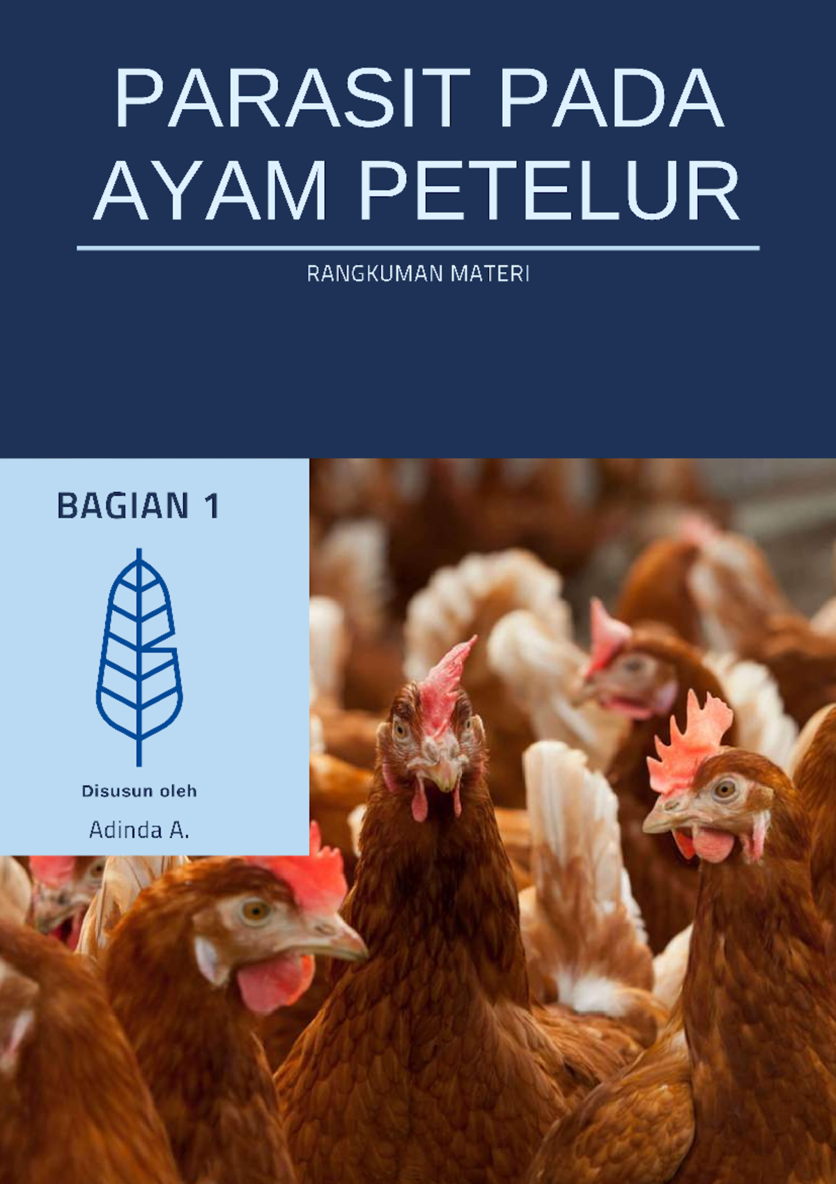 PARASIT AYAM PETELUR - PARASIT PADA AYAM PETELUR “ BAGIAN 1 ” A ...