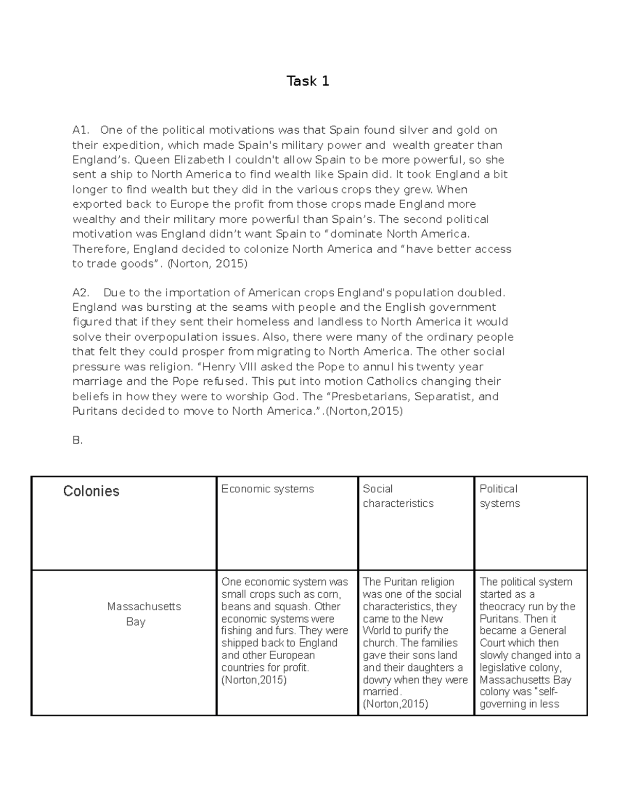 US History Task 1 - passed - C121 - WGU - Studocu