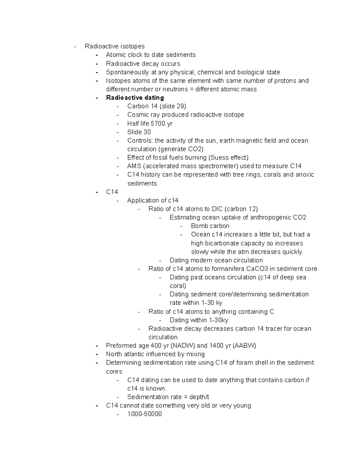 Chapter 5 (continued) - Jingfeng Wu - MSC 215 - University of Miami - Studocu