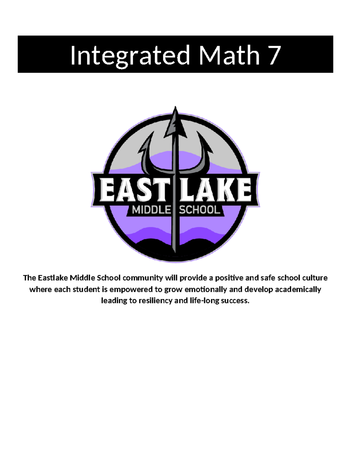 IM7 Syllabus Salazar 2d - Integrated Math 7 The Eastlake Middle School ...