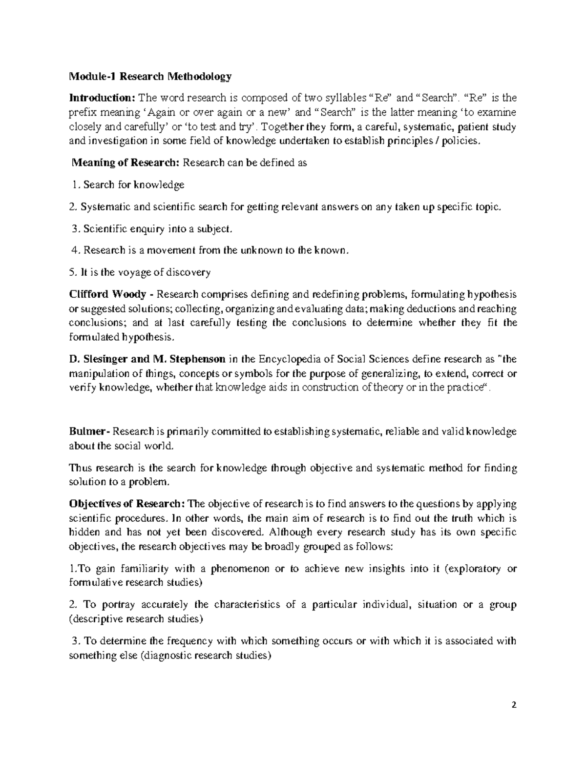 Rm Ipr Material This Paper Notes Is All About Research Methodology