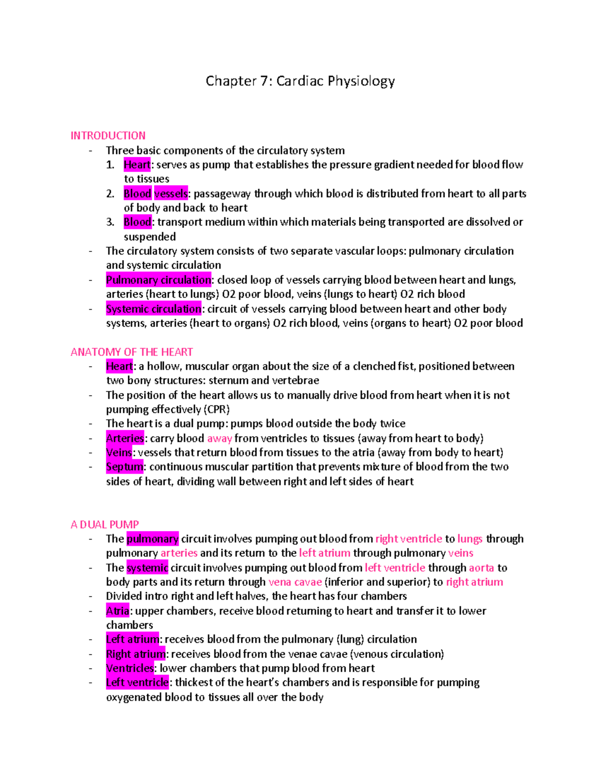 Chapter 7 Cardiac Physiology - Warning: TT: undefined function: 32 Warning: TT: undefined ...