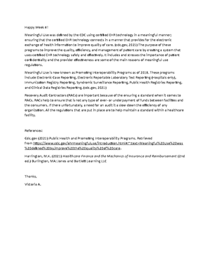 HCM 345 3-2 final project milestone one - Running head: FINAL PROJECT ...