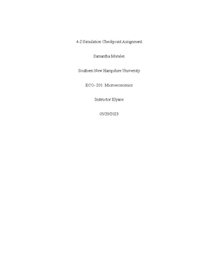 Module 4 Assignment - Module 4 Assignment Samantha Morales Southern New ...