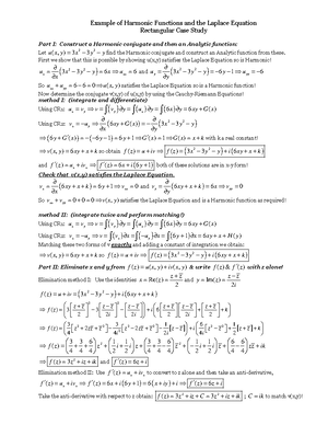 Complex Mapping Equations - Complex Mapping Equations Summary w vert ...
