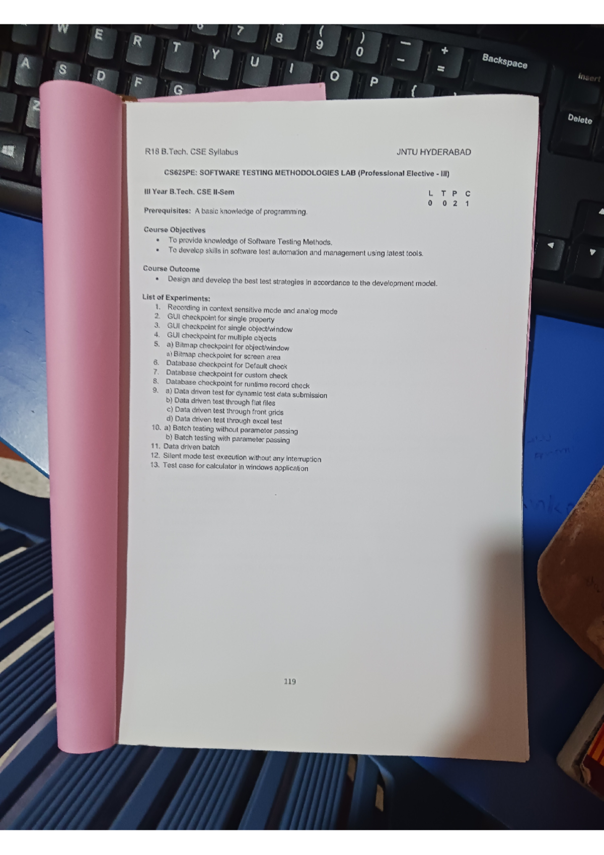 STM record - R18 B. CSE Syllabus JNTU HYDERABAD CS625PE: SOFTWARE ...