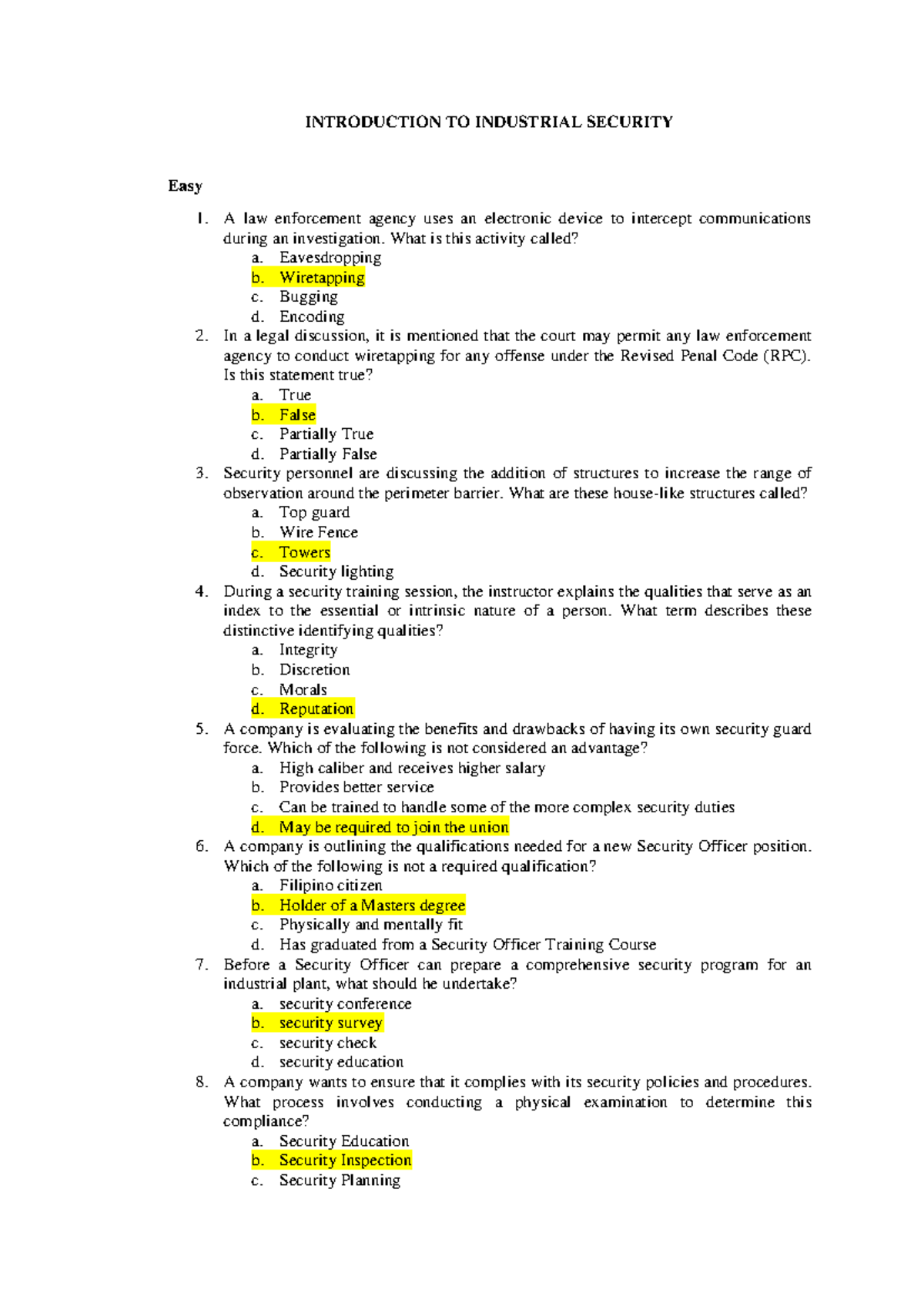 Industrial Security - kak;nfa - INTRODUCTION TO INDUSTRIAL SECURITY ...