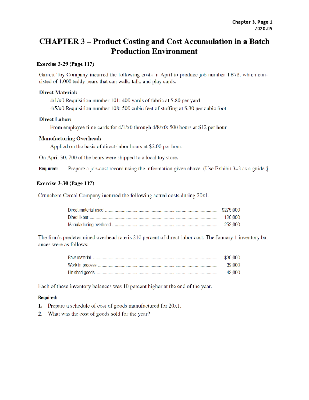 Chpater 3 - Question - PART 1 - Warning: TT: undefined function: 32 ...