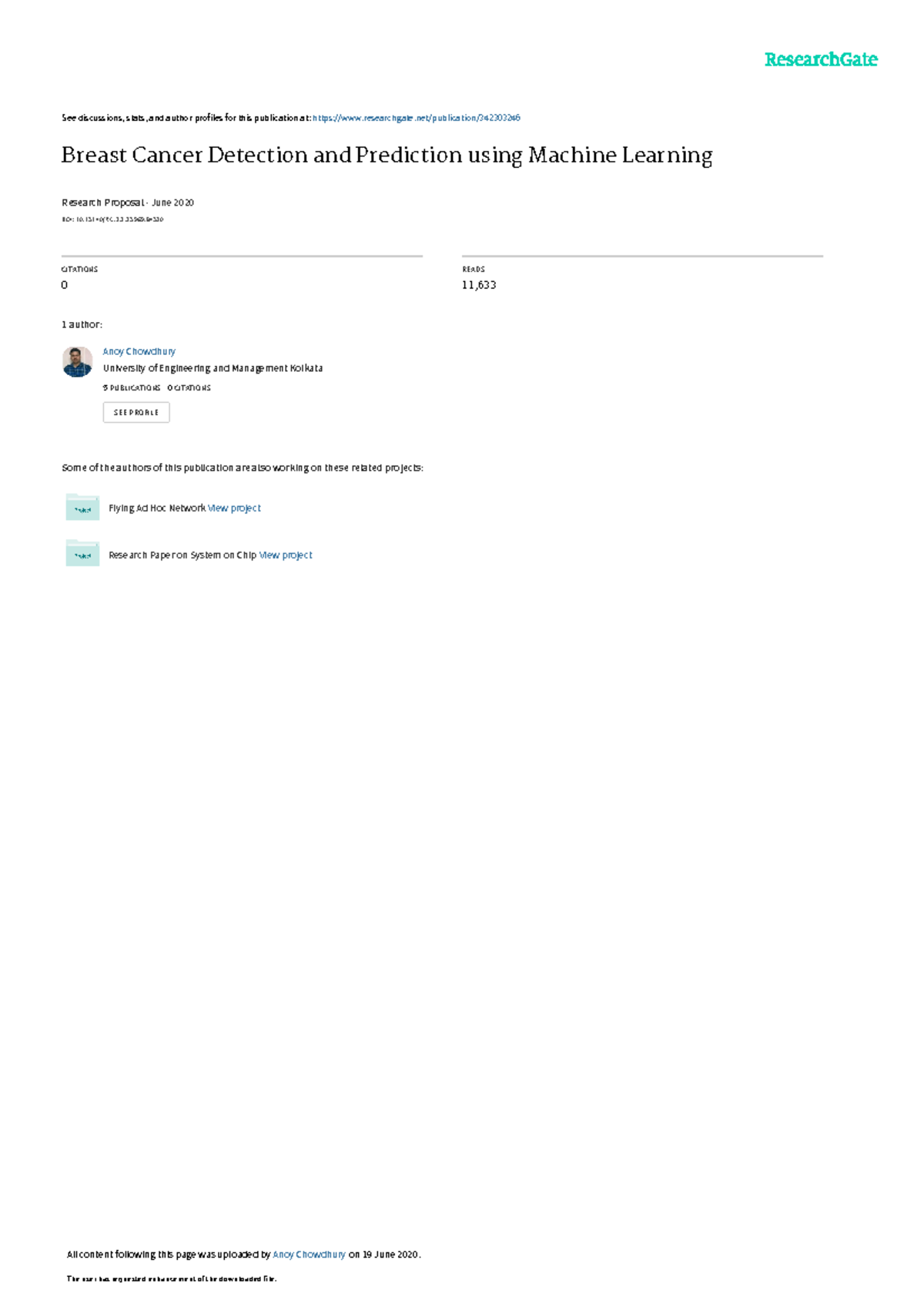 Breast Cancer Detectionand Predictionusing Machine Learning - See ...