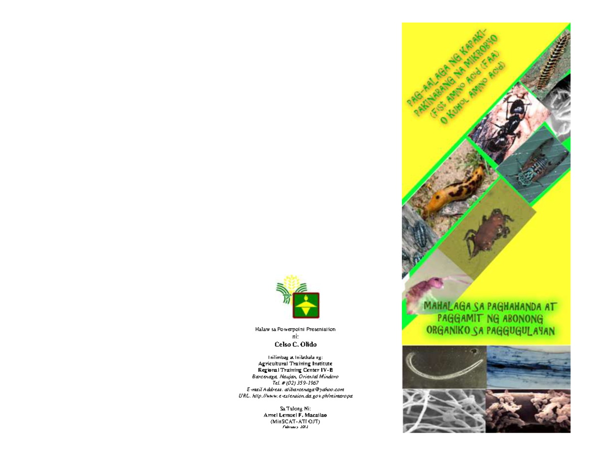 Fish amino acid and beneficial microbes - Halaw sa Powerpoint ...