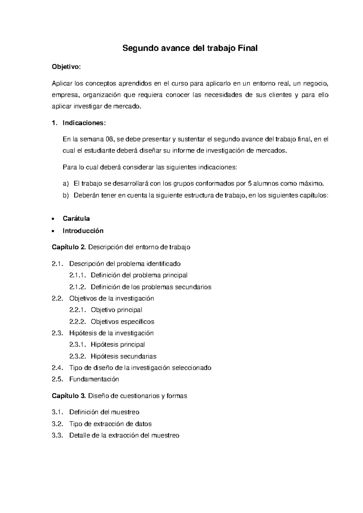 2do-Avance-INV MERC - Segundo avance del trabajo Final Objetivo: Aplicar los conceptos ...