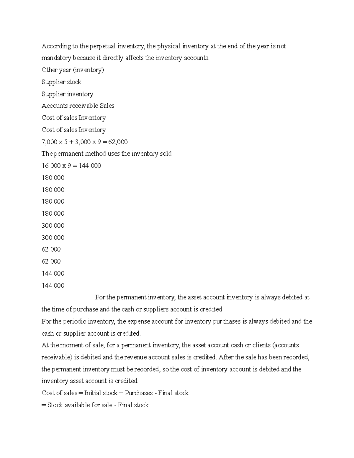 ADM1340 toutes notes -8 - According to the perpetual inventory, the ...