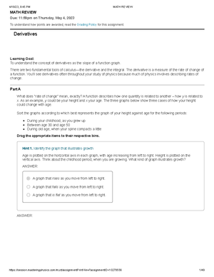 Physics Primer - Abebe Kebede - ####### Physics Primer Due: 11:59pm on ...