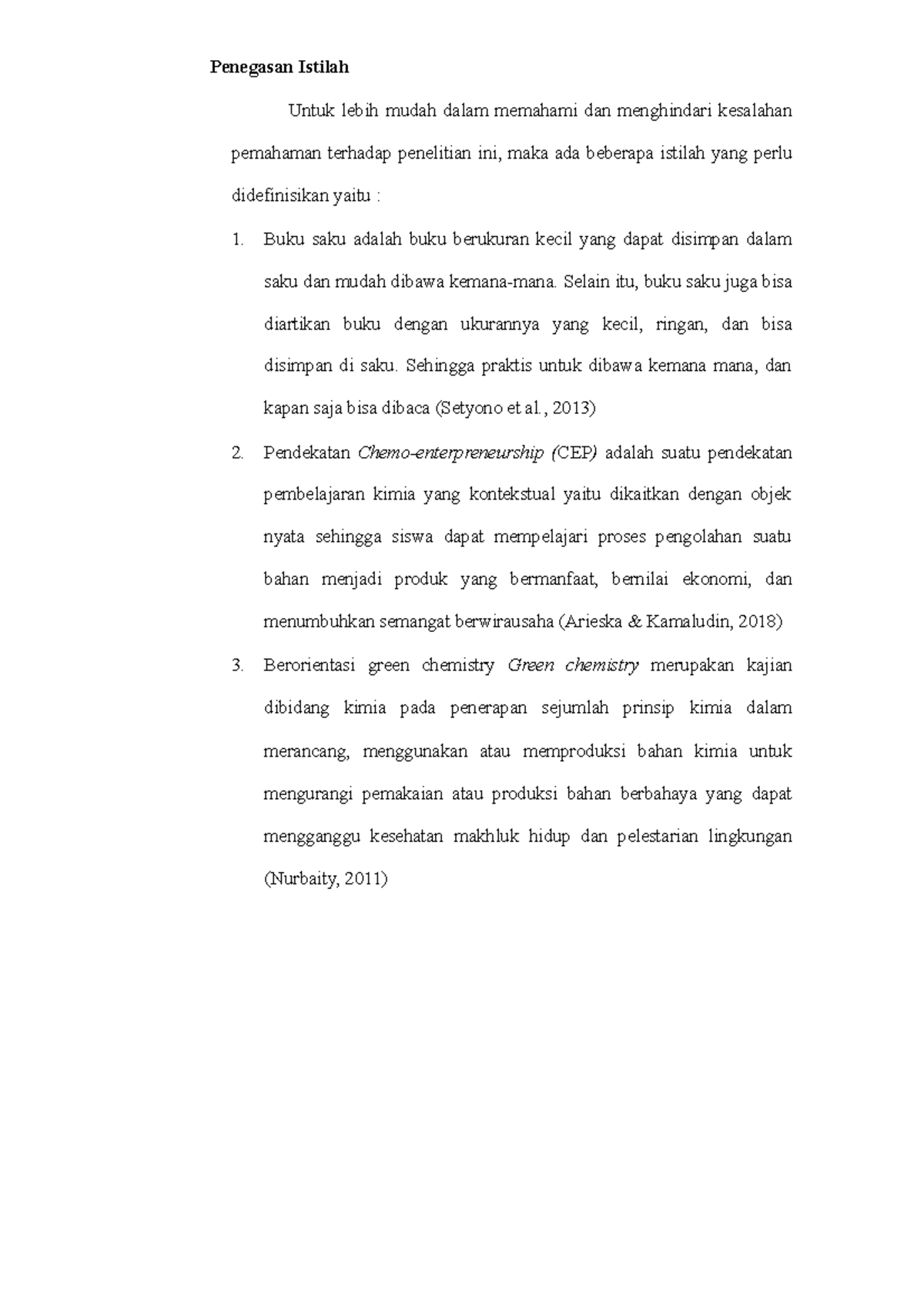 Penegasan Istilah - Penegasan Istilah Untuk lebih mudah dalam memahami ...