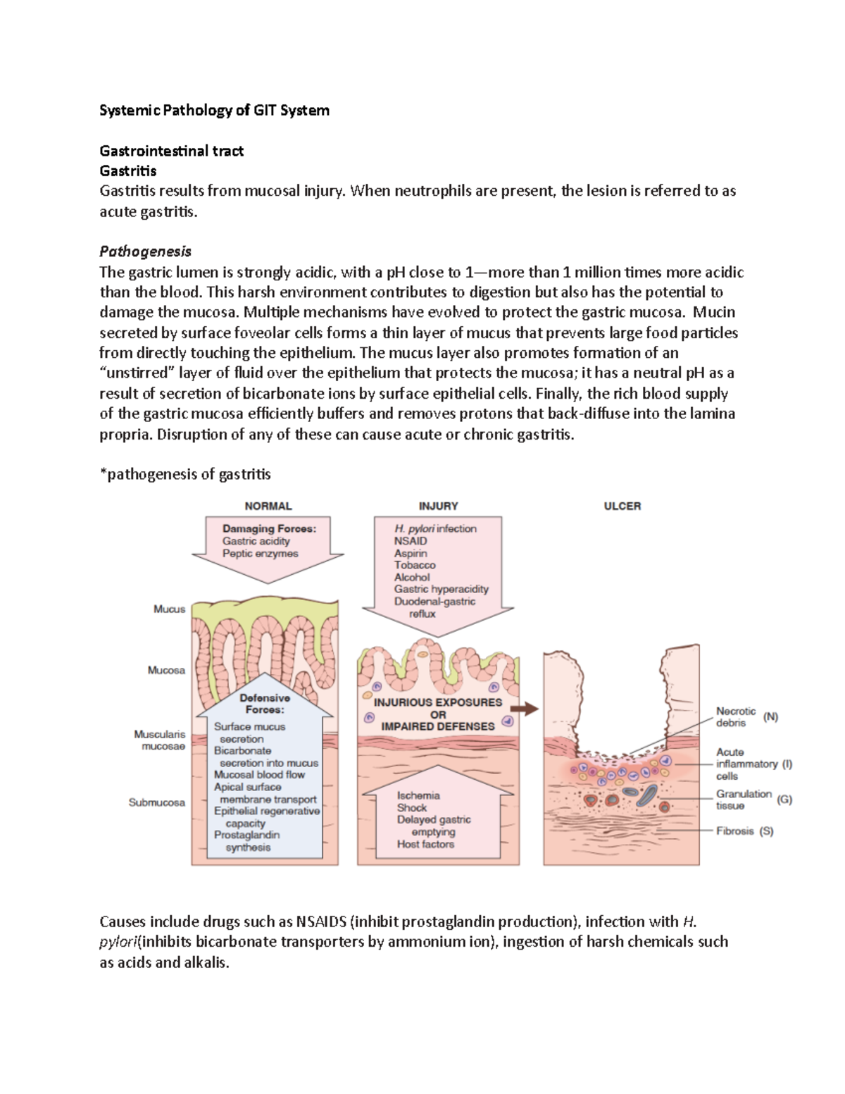 Systemic Pathology of GIT System - Systemic Pathology of GIT System ...