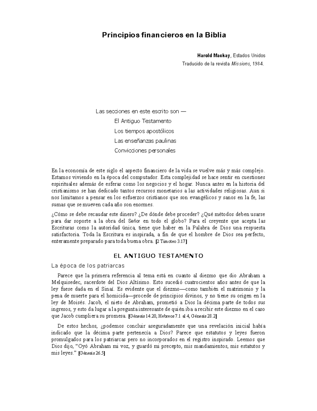 760 principios financieros - Principios financieros en la Biblia Harold ...