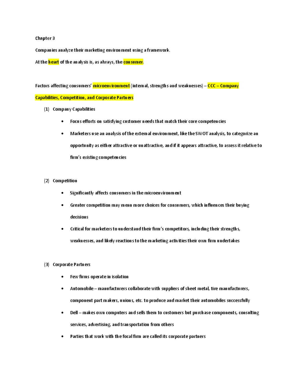 Marketing Chapter 3 - Notes from SmartBook assignments - Chapter 3 ...
