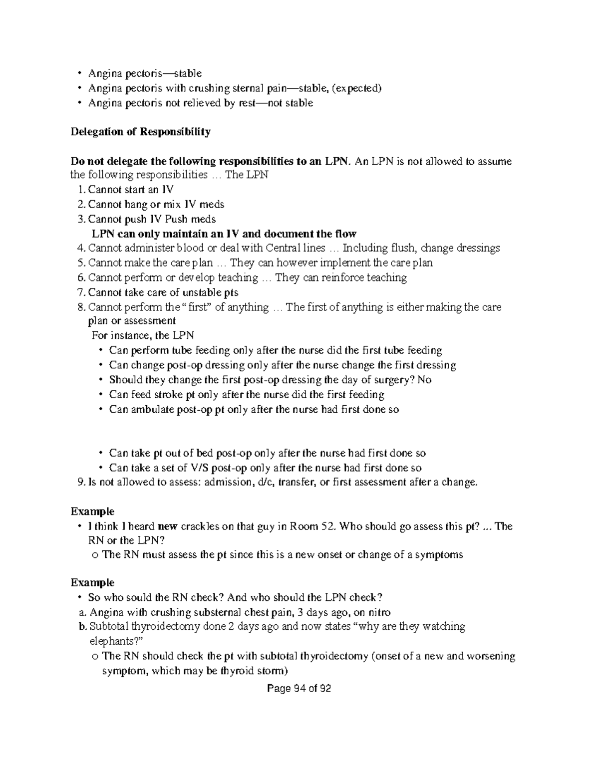 Mark Klimek’s Nursing Lecture Notes 1 TO 12 Complete Guide Guranteed A+ ...