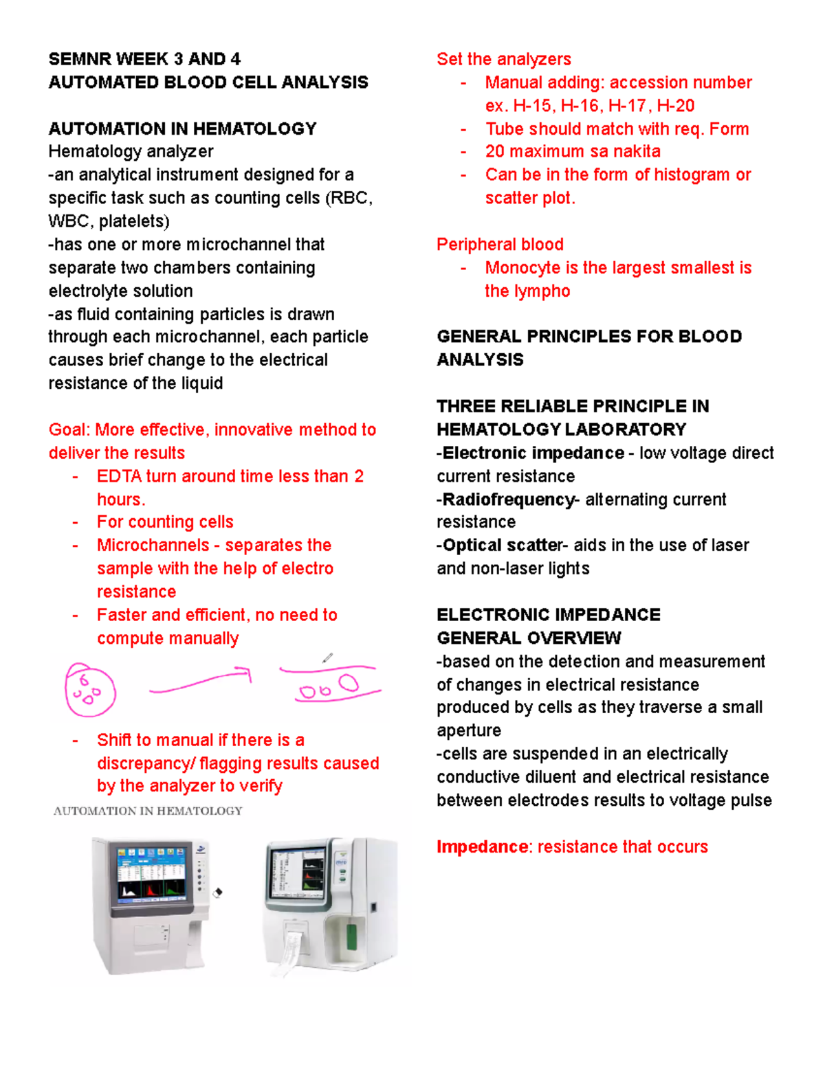 Semnr WEEK 3 AND 4 - Seminar Medtech - SEMNR WEEK 3 AND 4 AUTOMATED ...