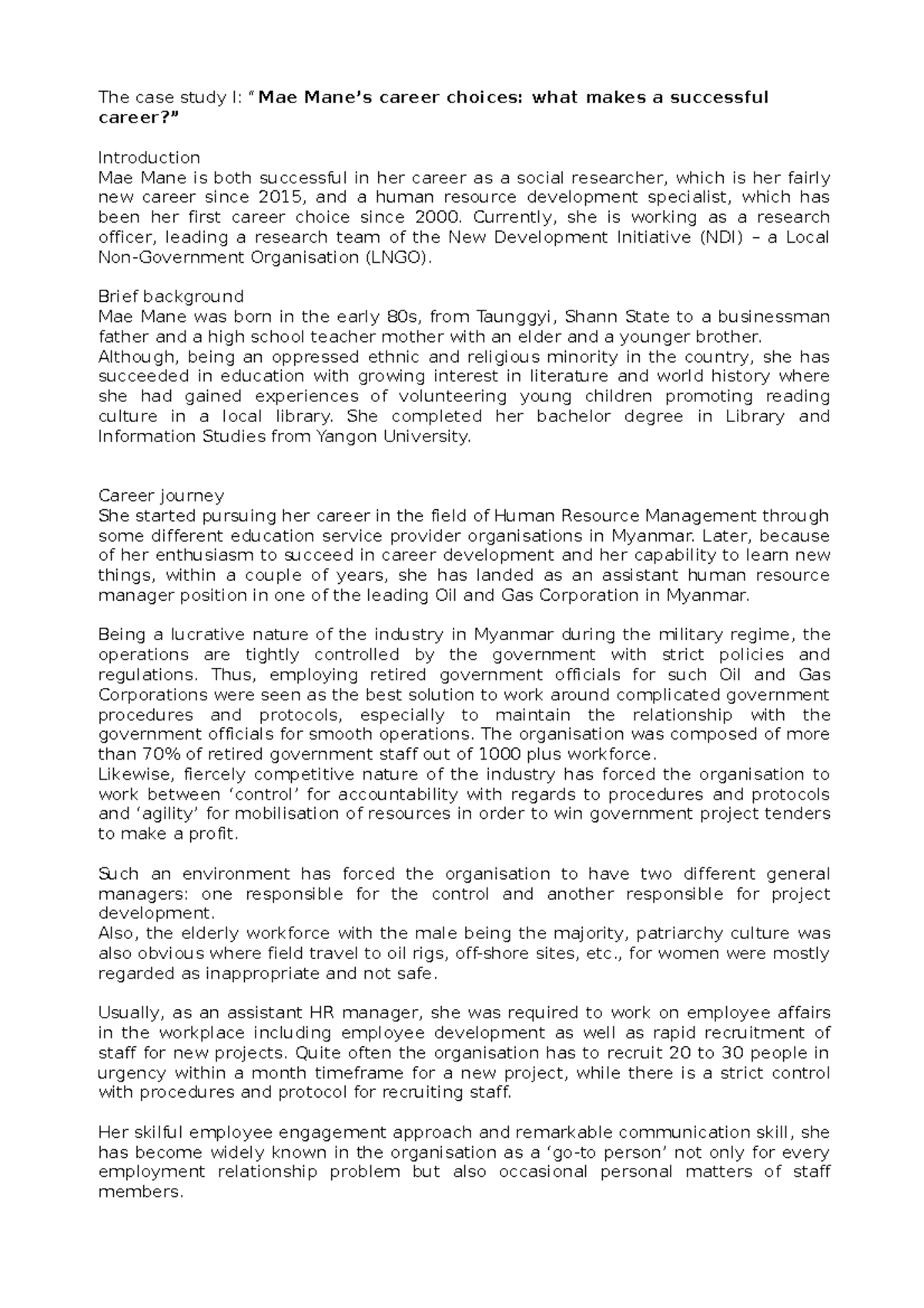 OB Case Study (1) 738f87277311 f56ea97f0d8dafabff 73 - The case study I ...