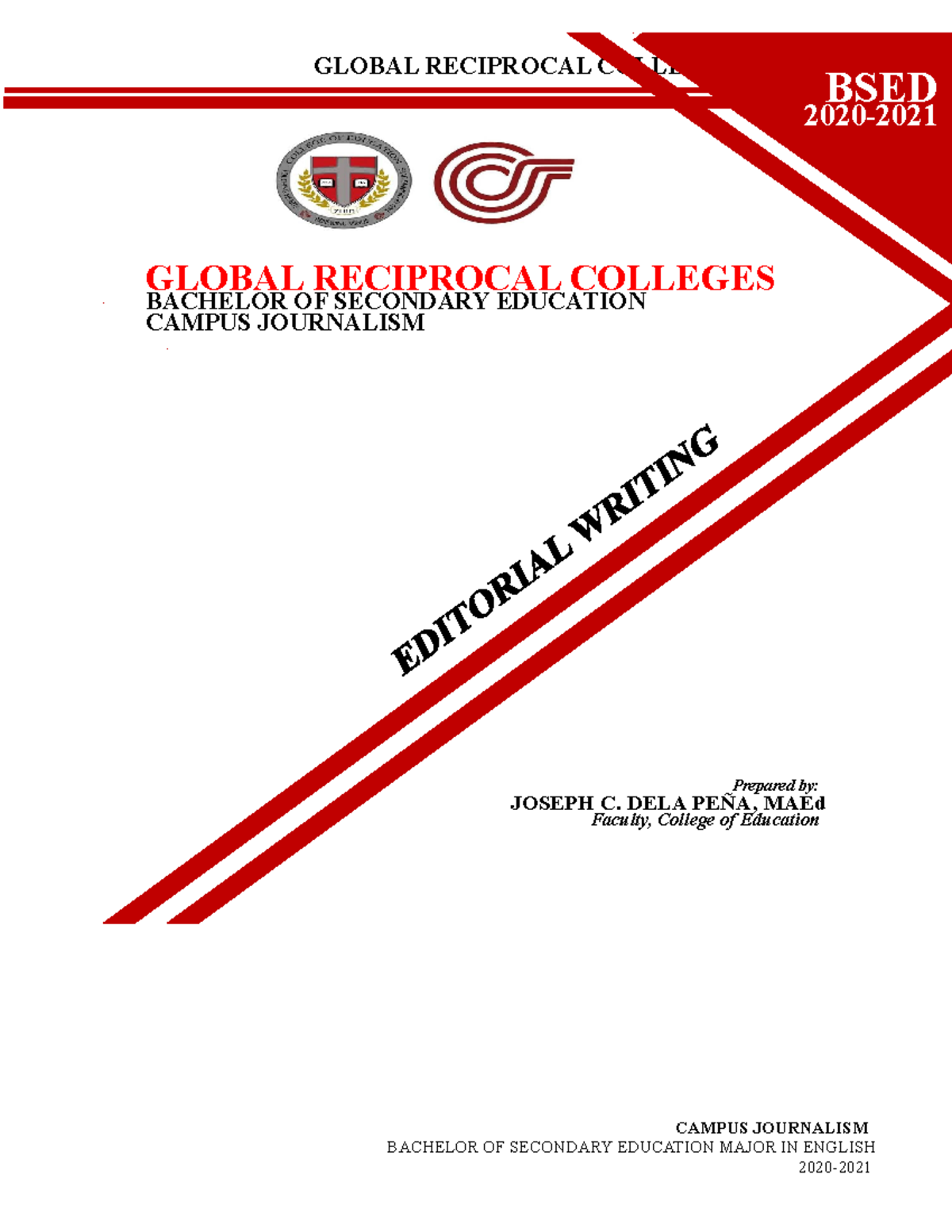 Maria Evelyn Won - Camjourn- editorial writing - ####### CAMPUS ...