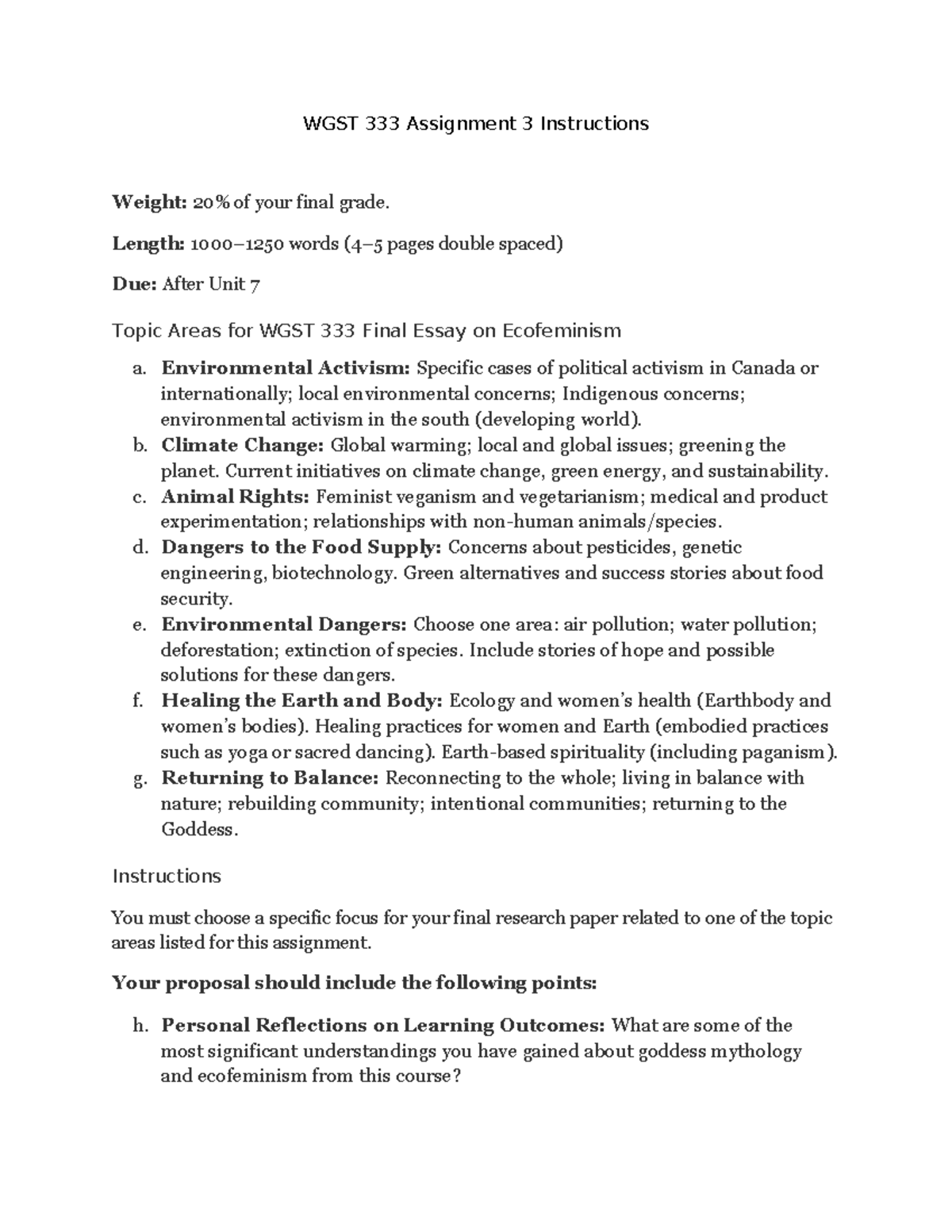 Wgst 333 Assignment 3 Instructions Wgst 333 Assignment 3 Instructions Weight 20 Of Your