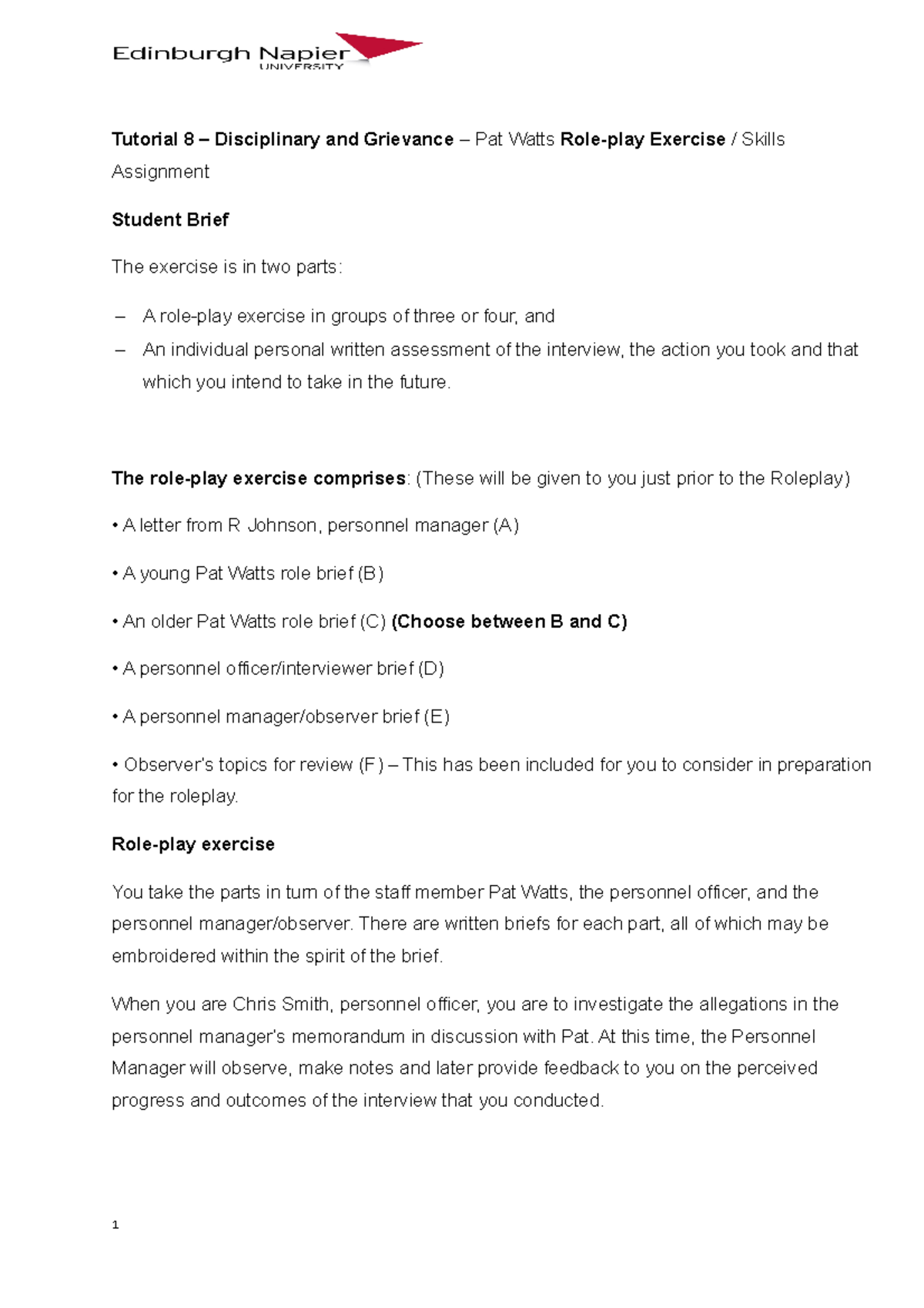 Tutorial 8 -Preparation for tutorial exercise - students vesion - docs ...