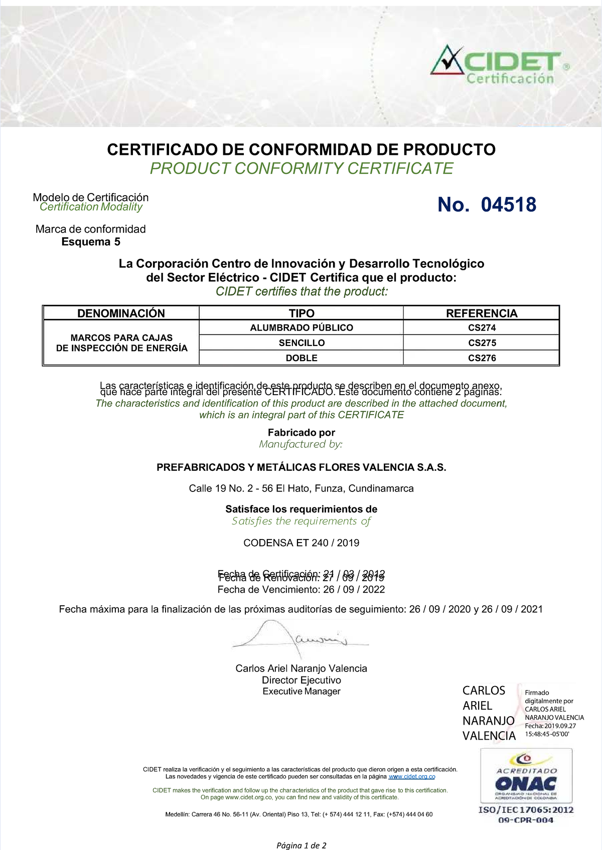 Pdf-041-tapas-cajas-de-inspeccion-cs274-cs275-cs-276 compress - CIDET realiza la verificación y ...