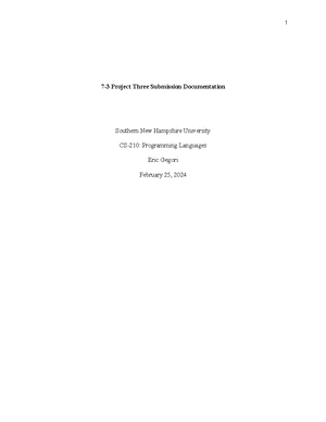 CS-255 MOD3 Discussion - Hello everyone, Process models are typically used in systems design to ...