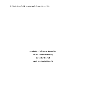 D184 Task 3 - assignment - Casey D184 Task 3: Analyzing Assessment Data A. 1. Student Overall ...