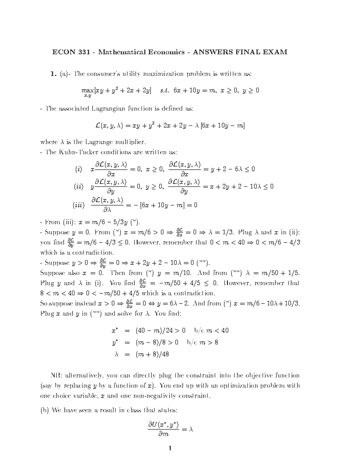 2008-01ans final - EDUCATION FOR UNIVERSITY ON THE UNIT CHAPTER 1 FOR ...