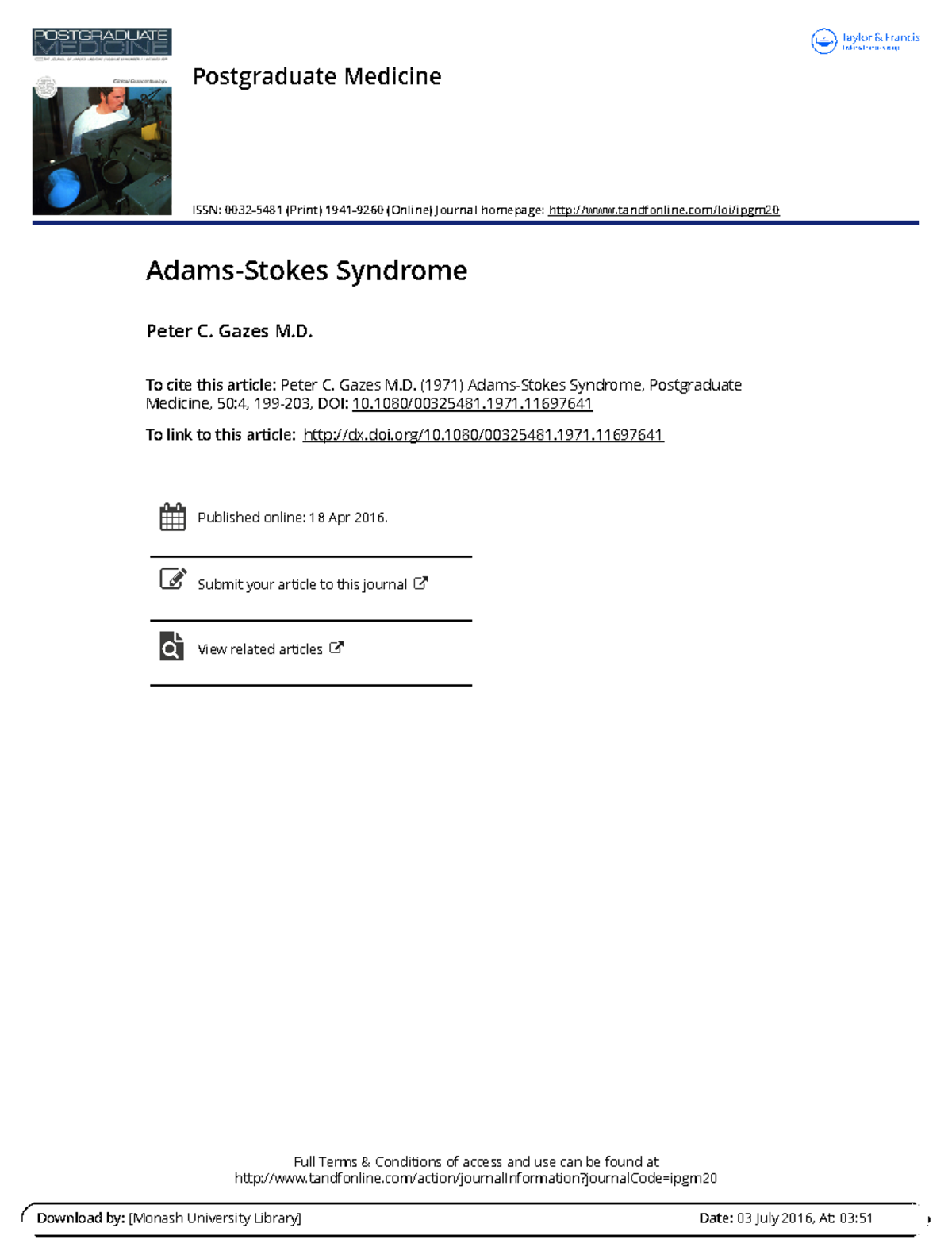 Adams Stokes - Notas - Full Terms & Conditions of access and use can be ...